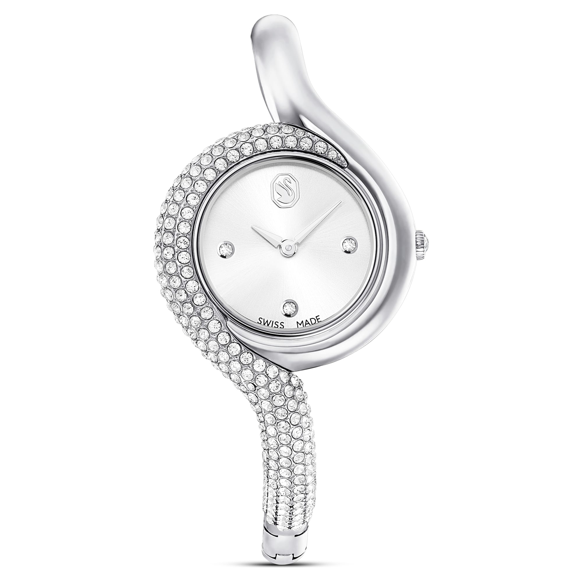 שעון Jewelry Watch בציפוי נירוסטה מבריקה SWAROVSKI